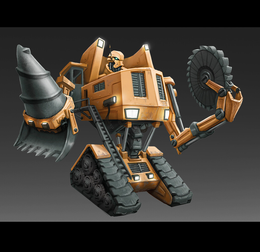 ArtStation - Legendary Games - Mining Robot