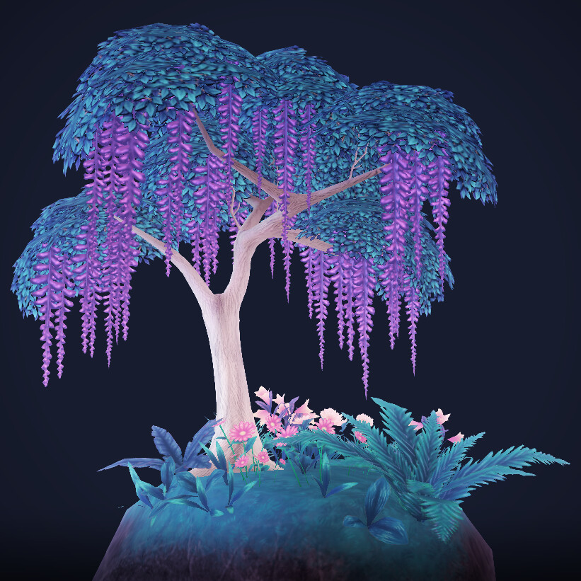 ArtStation - Handpainted Magical Trees and Foliage