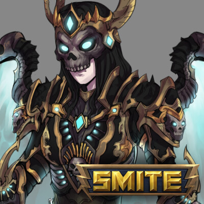 ArtStation - SMITE - Nemesis; Skeletal Knight skin concept.