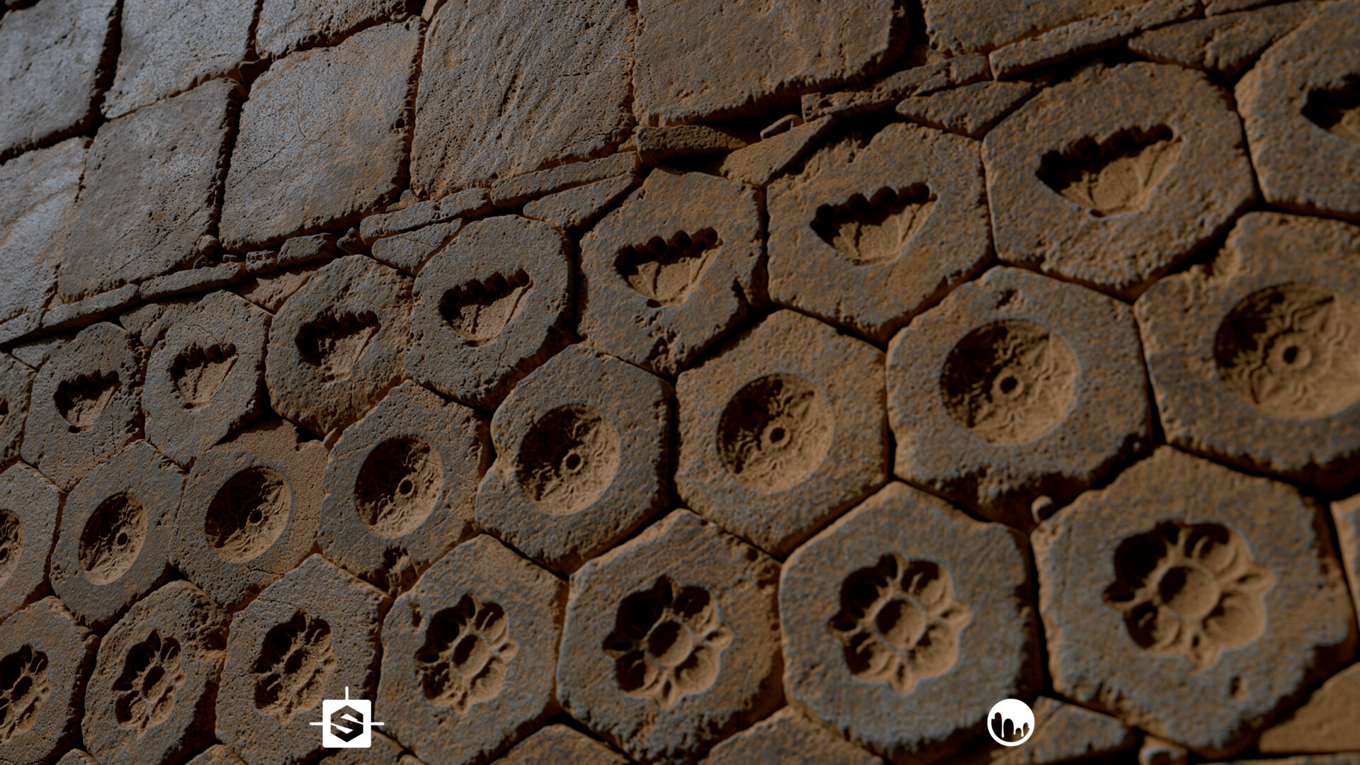 ArtStation - Ancient Floor (Tile material)