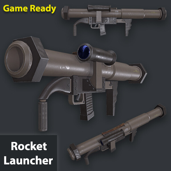 ArtStation - Rocket Launcher Game Ready 4