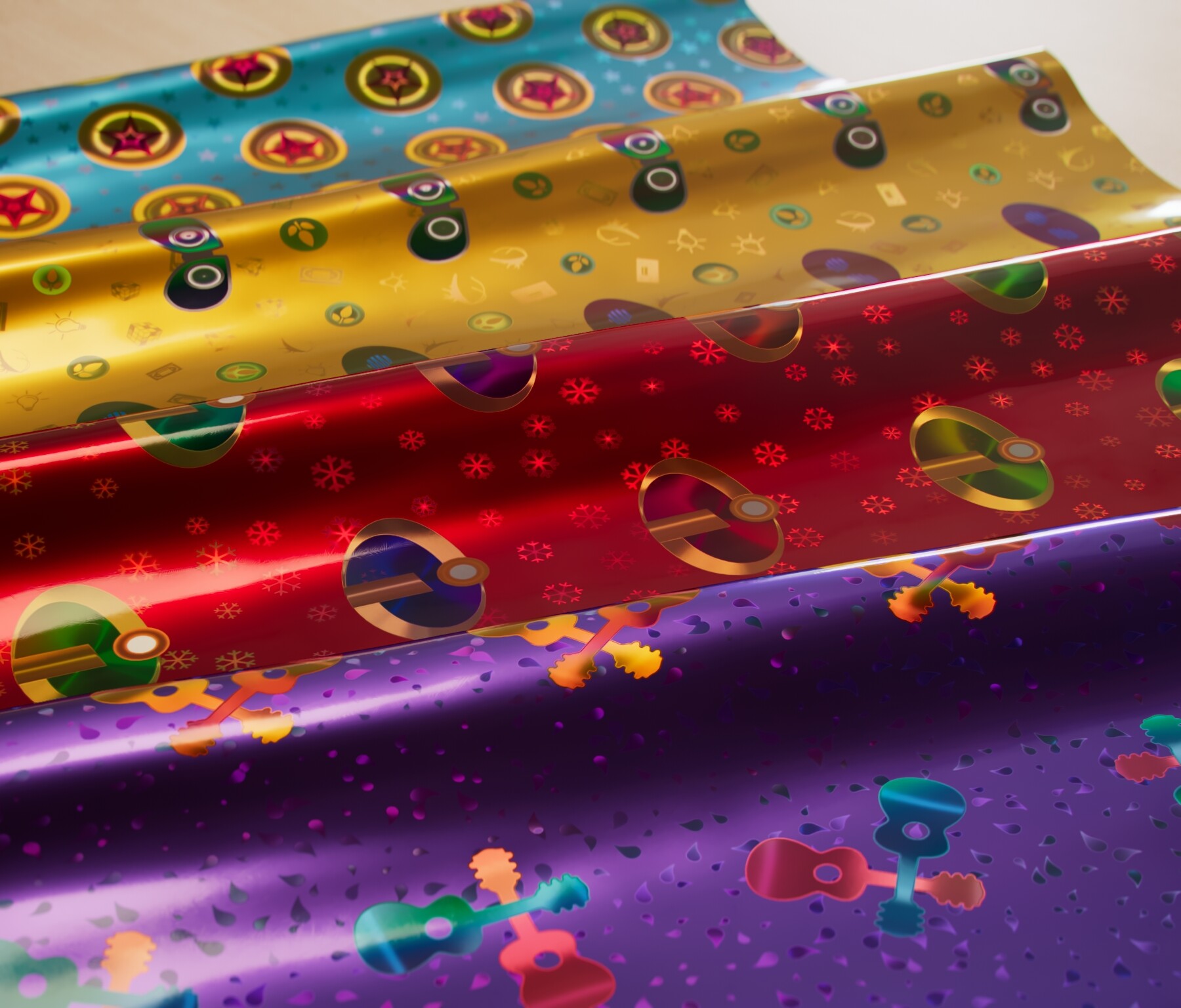 ArtStation - Pixar Hologram Wrapping Paper