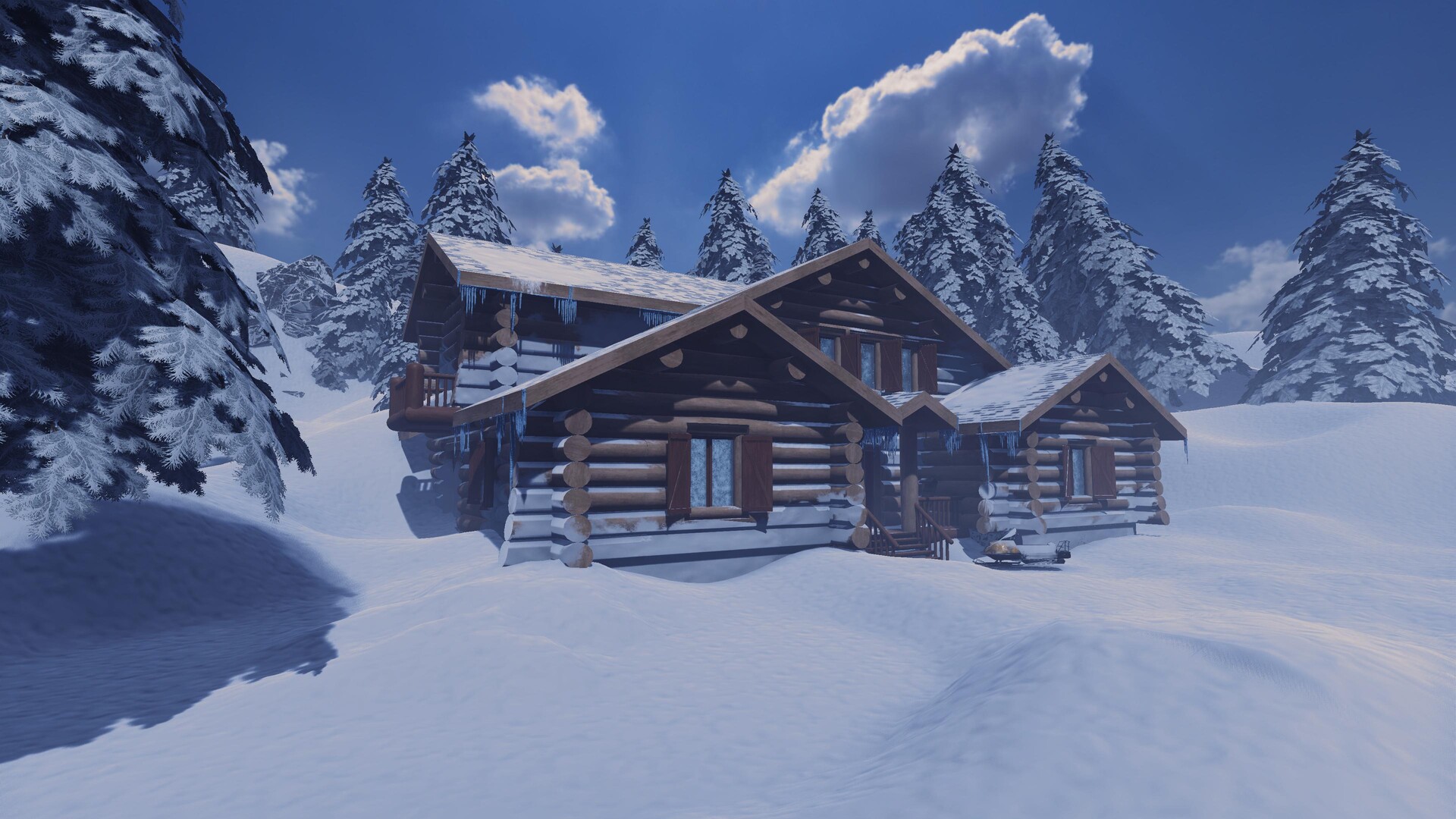 ArtStation - Modular Log House