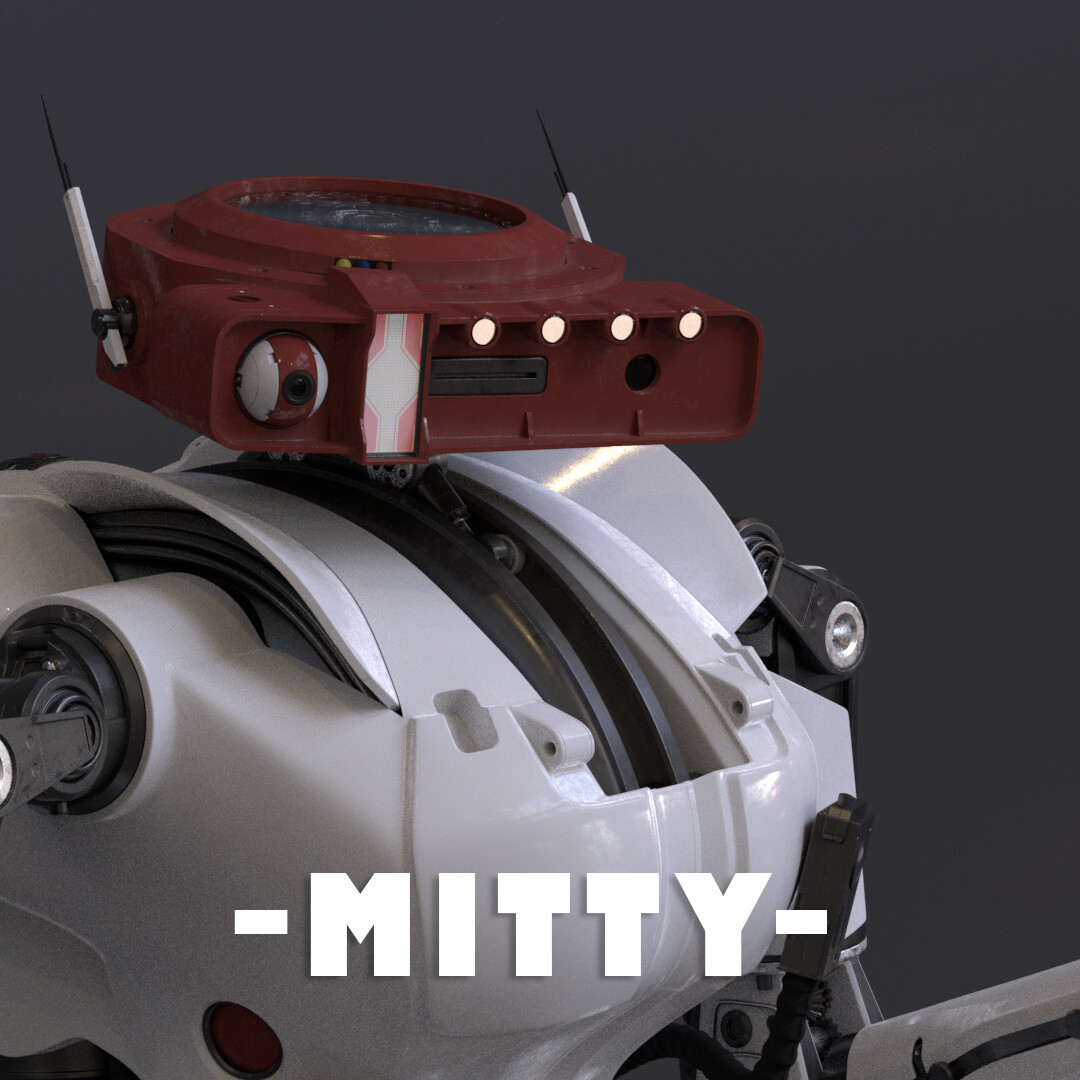 ArtStation - MITTY - Full mechanically viable Robot - HardSurface ...