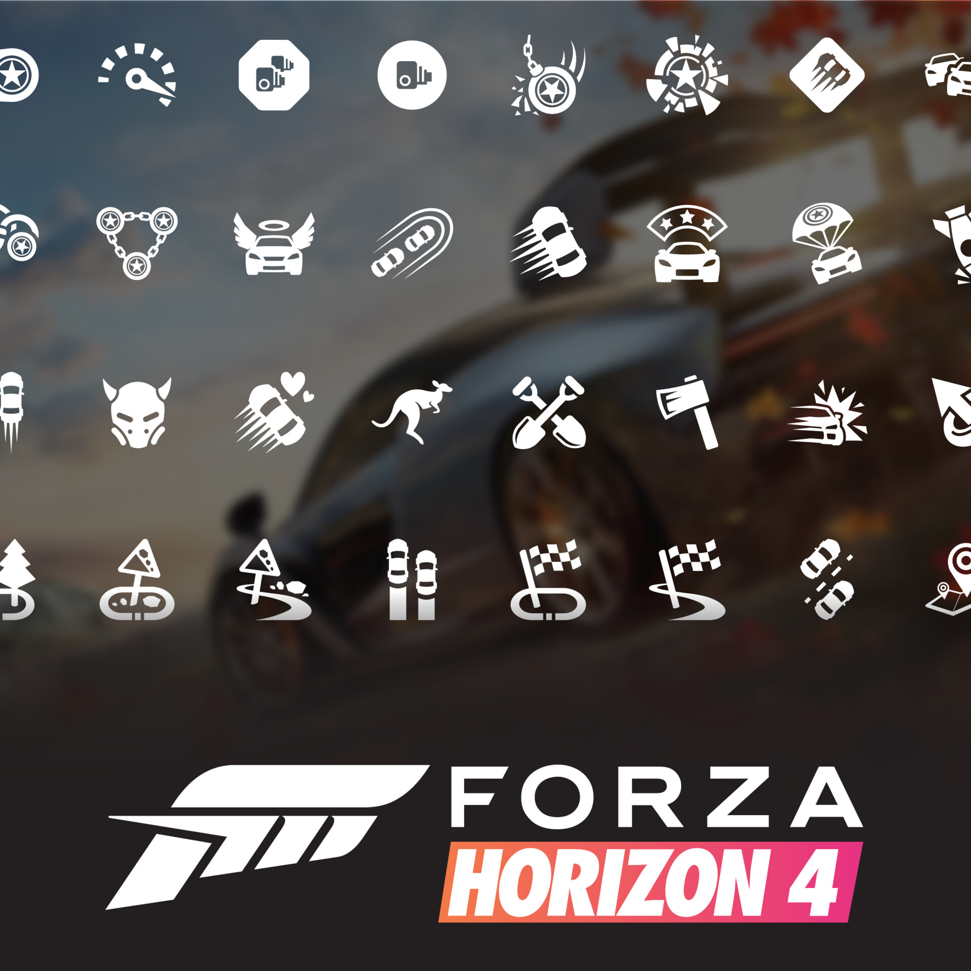 ArtStation - Forza Horizon 4 - Iconography