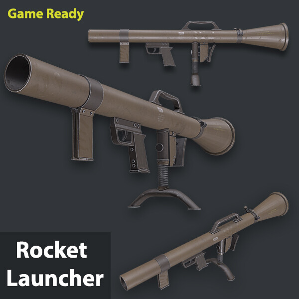 ArtStation - Rocket Launcher Game Ready 5
