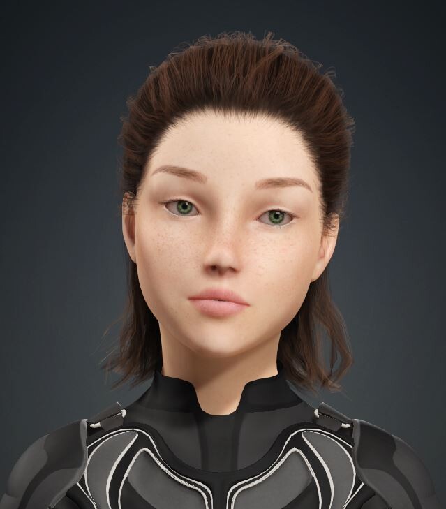 ArtStation - AMANDA, 24 (Animated version)