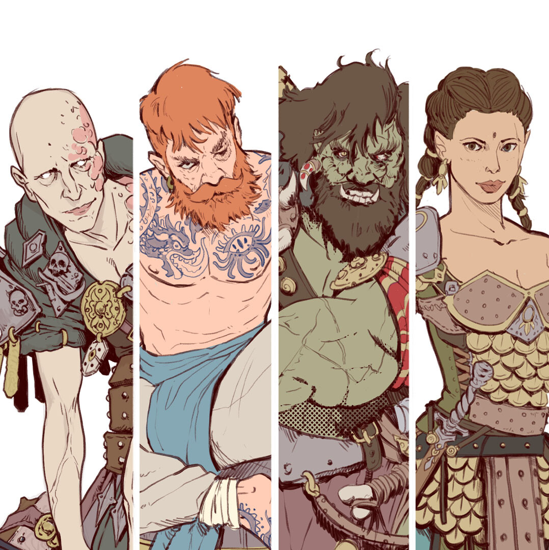 ArtStation - DND characters design