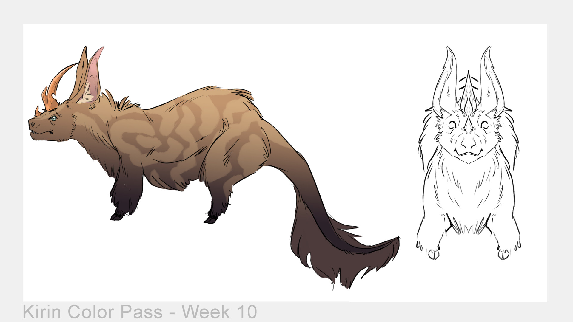 ArtStation - Kirin Concept Process