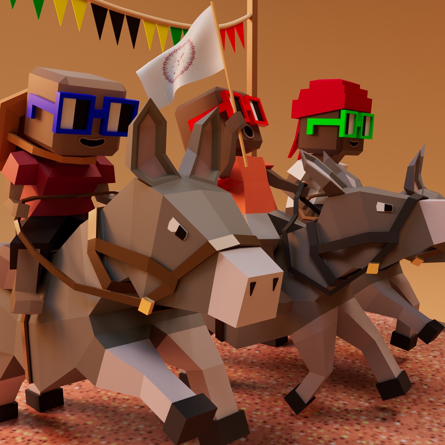 ArtStation - Donkey Racing