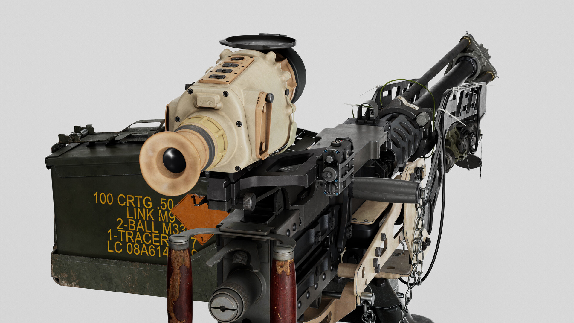 ArtStation - M2HB - Browning Machine Gun