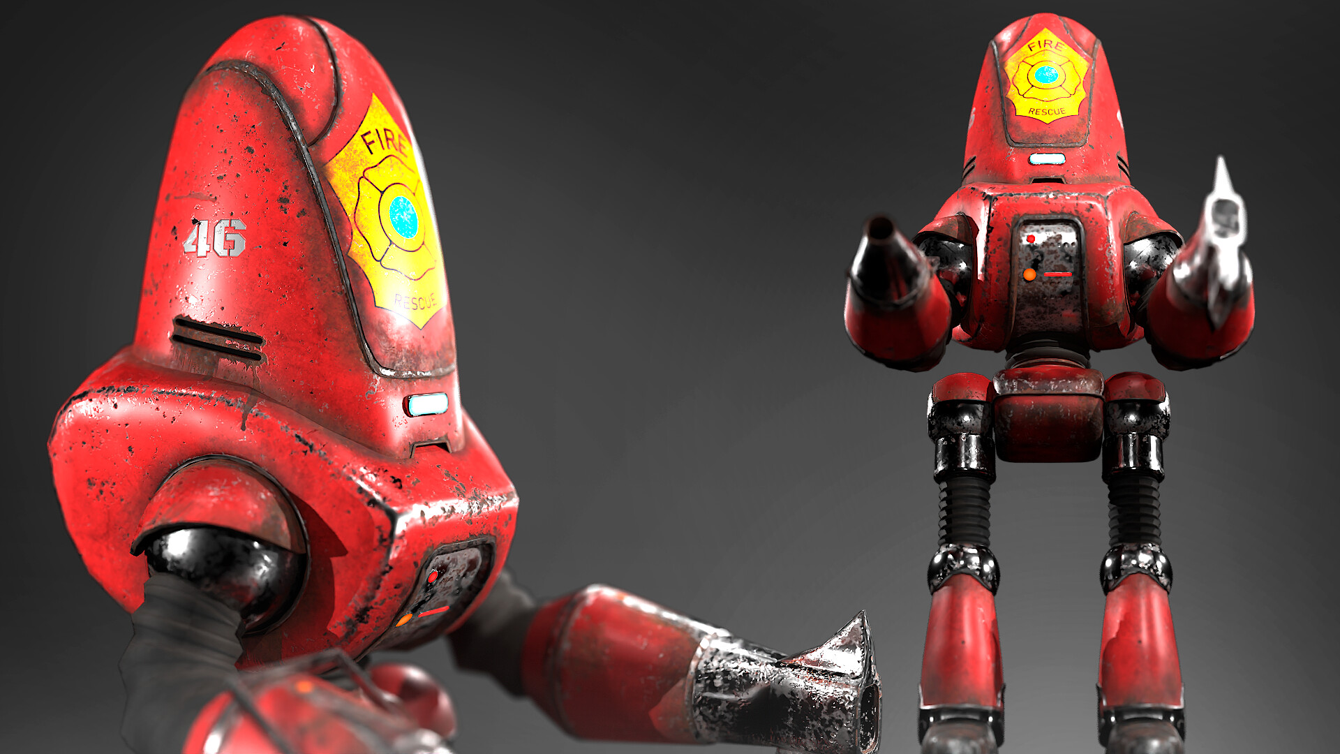 ArtStation - Protectron Fireman