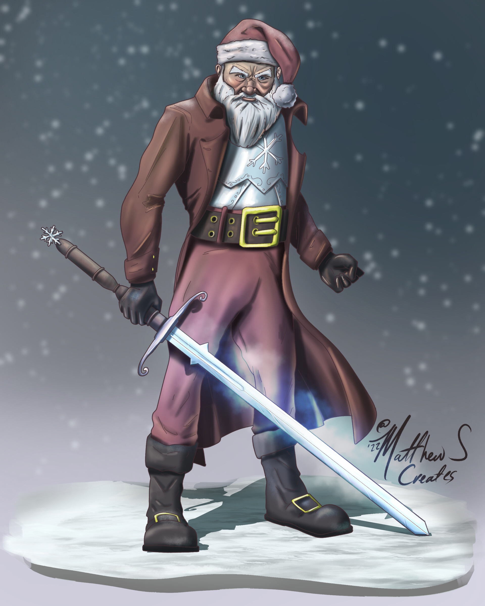 ArtStation - Paladin Santa