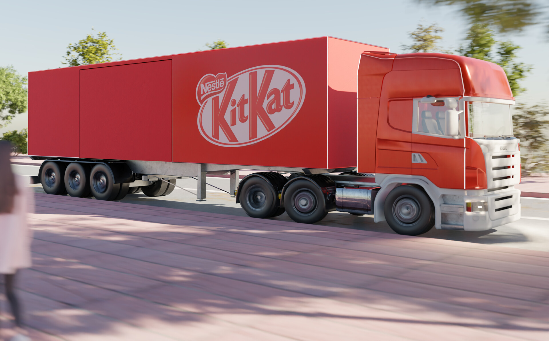 ArtStation - 2022 // KIT KAT TRUCK