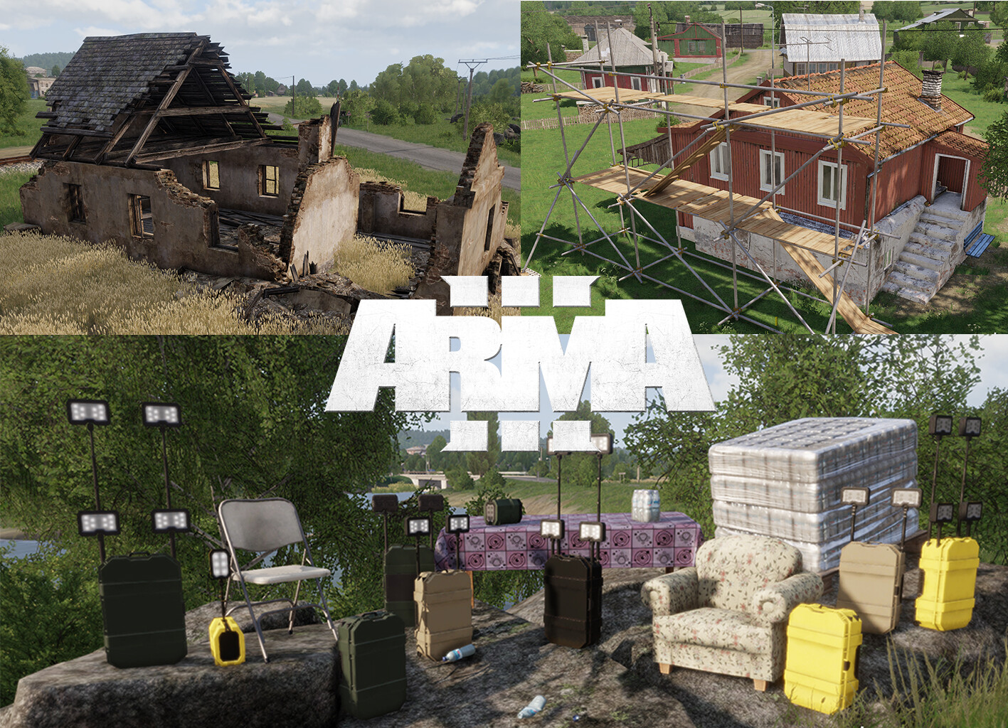 ArtStation - Arma 3 Ruins and things