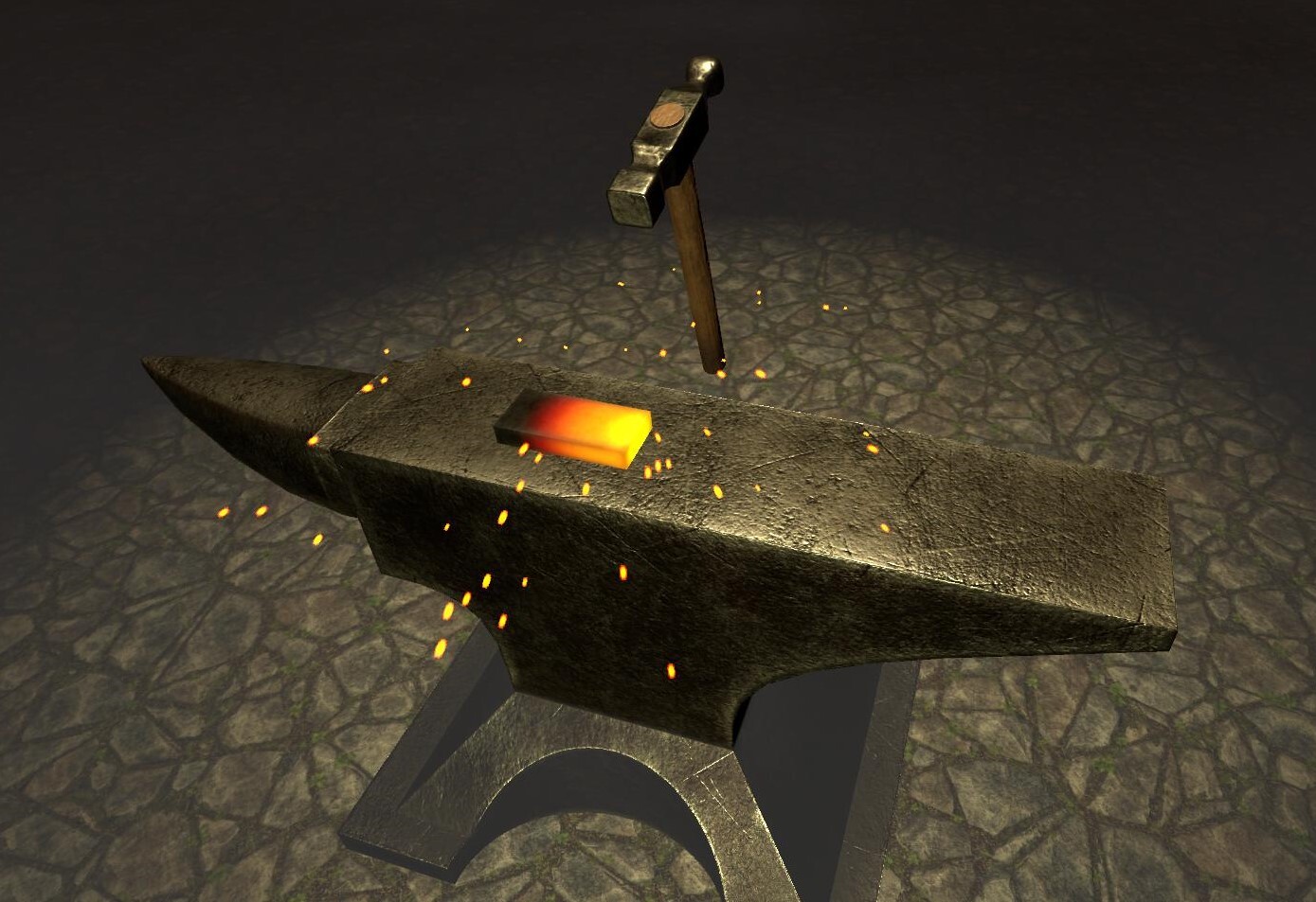 ArtStation - Anvil, Forging metal.