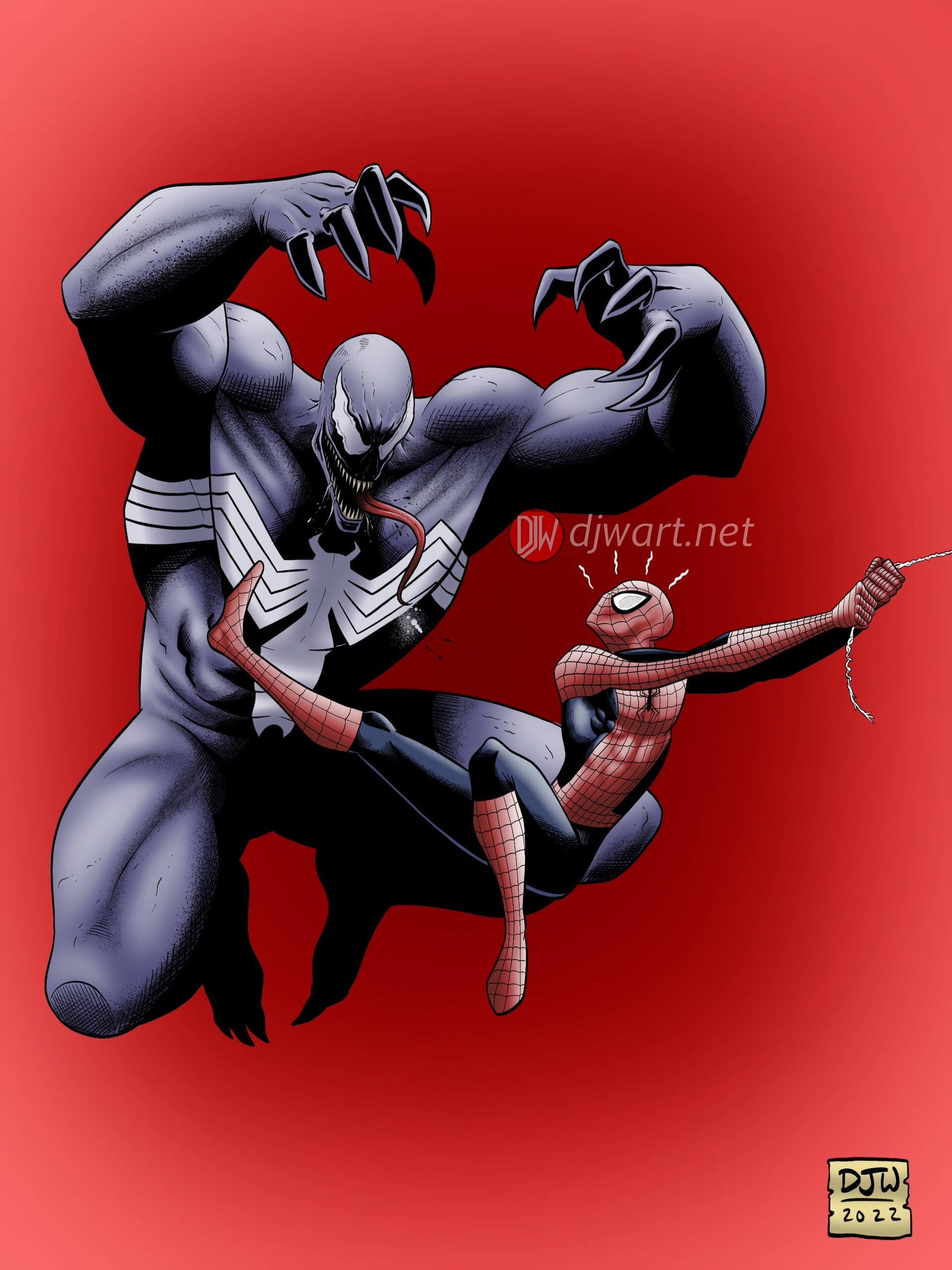 ArtStation - Spidey vs Venom
