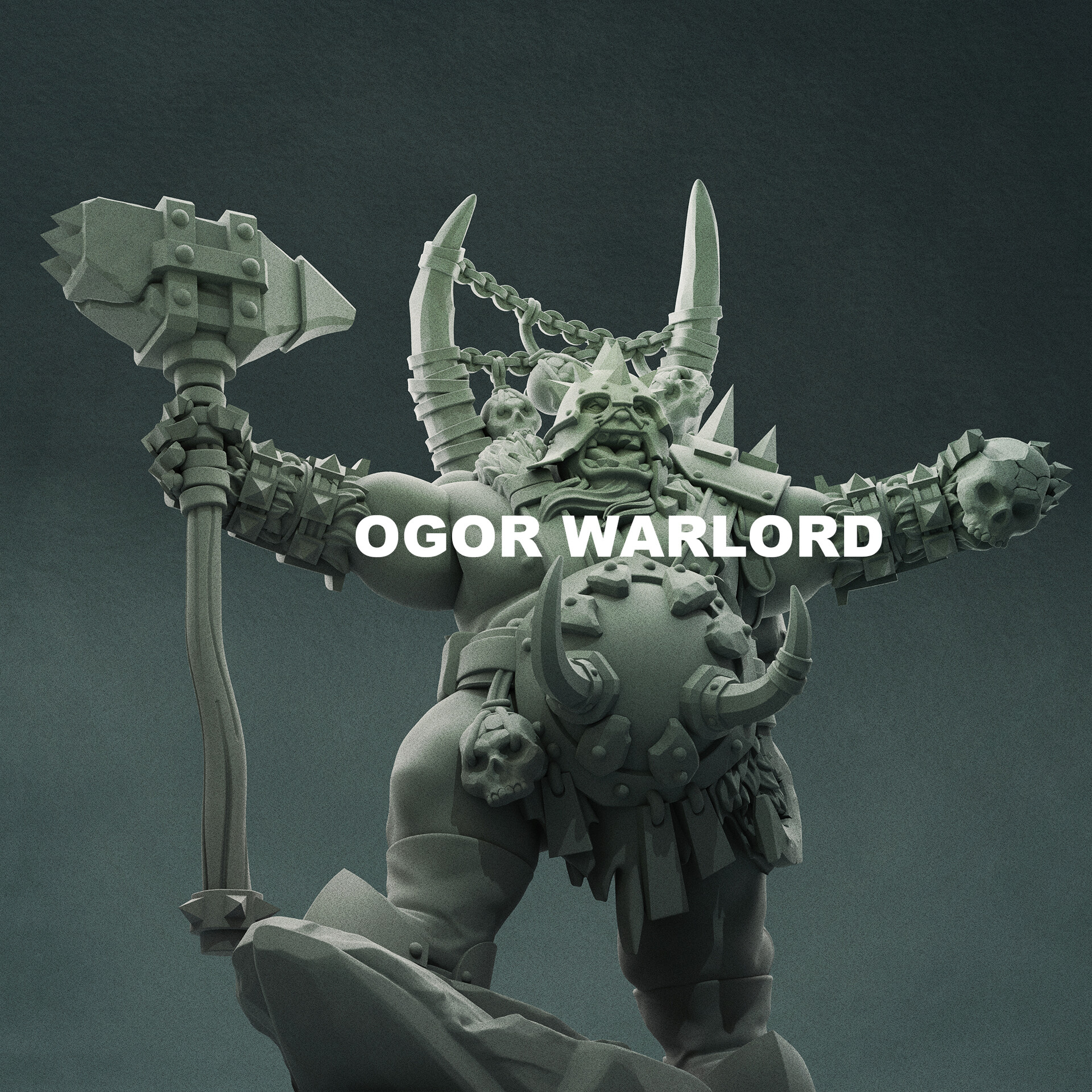 ArtStation - Ogor Warlord