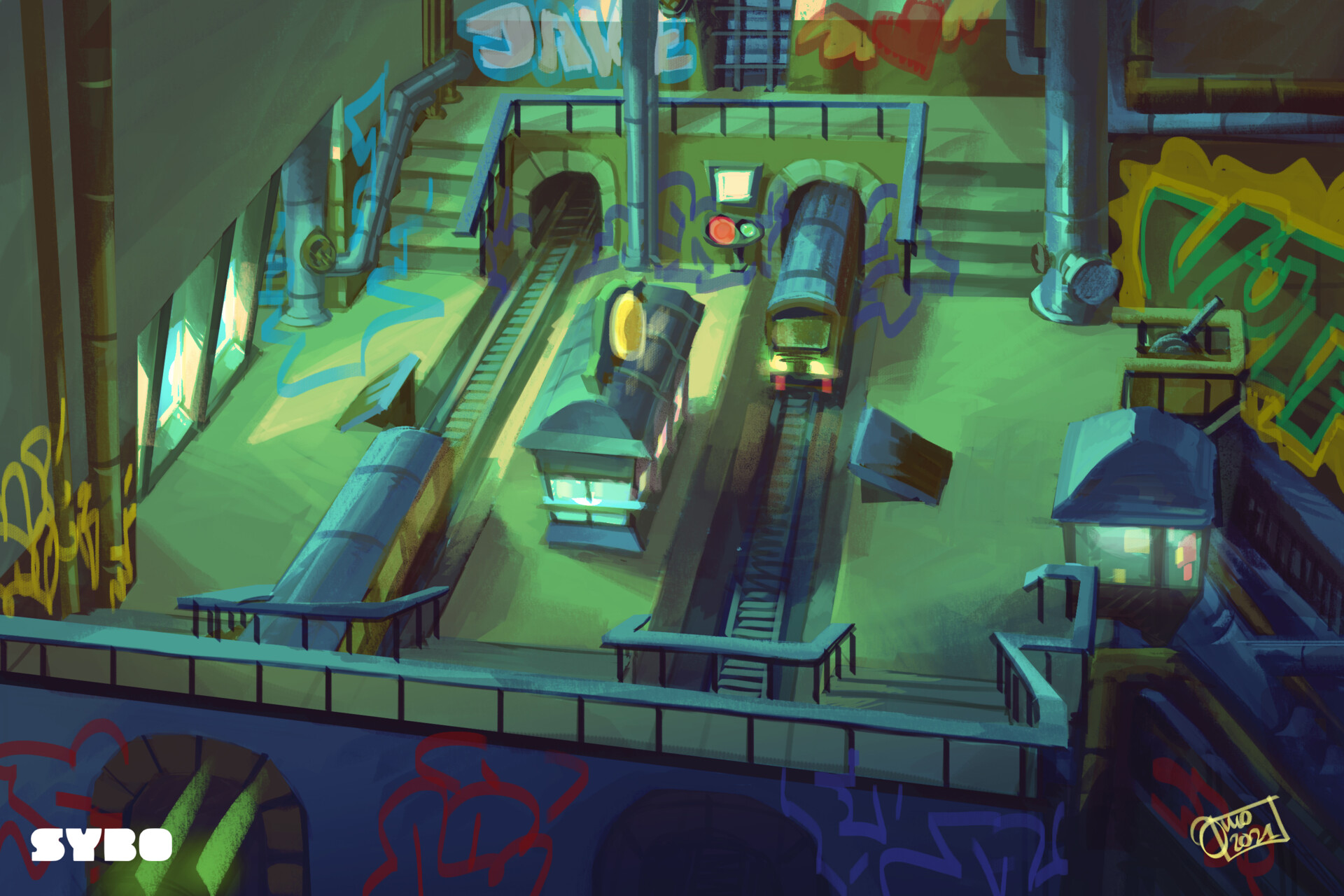 ArtStation - Subway Surfers TAG Concepts: Metro