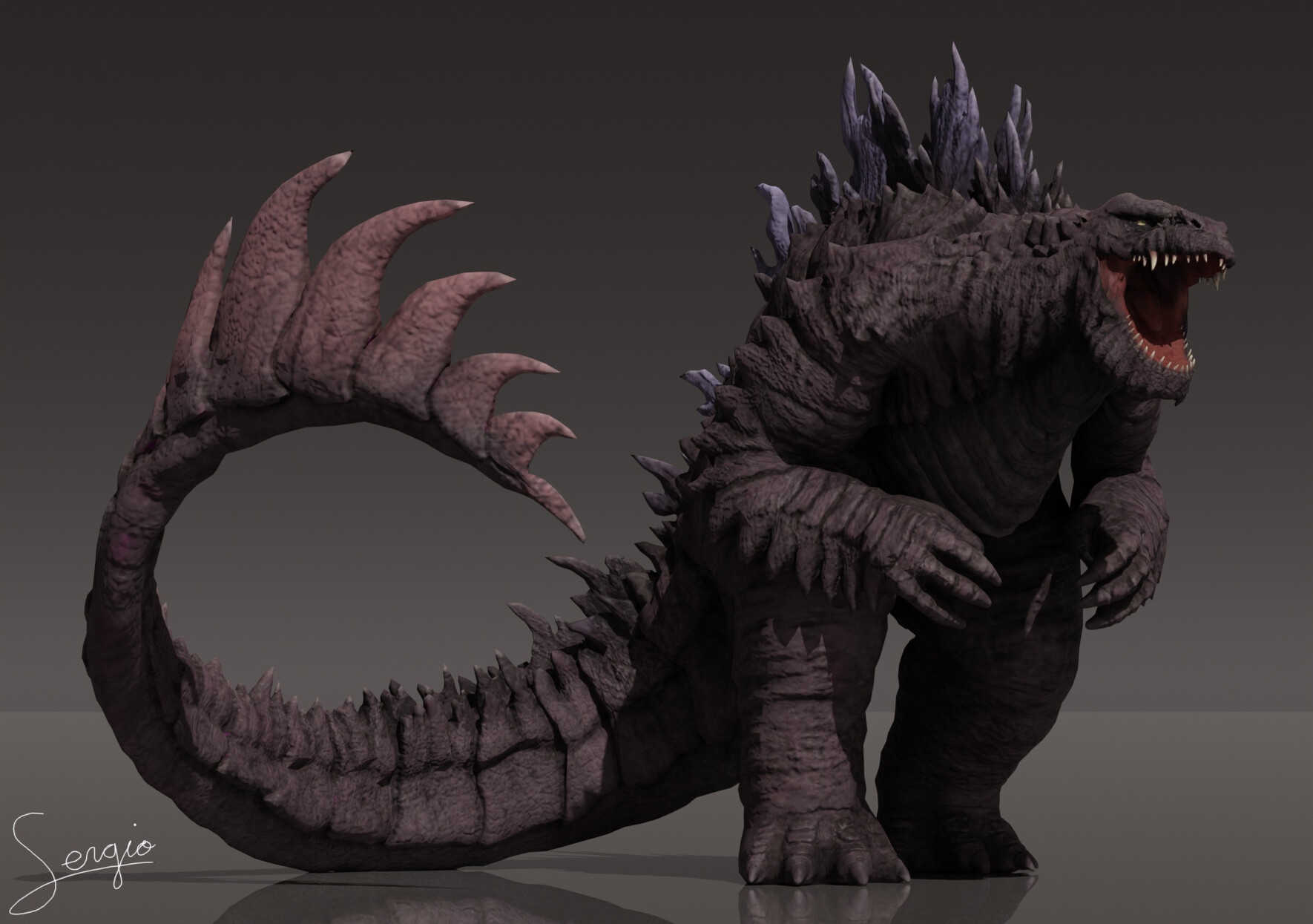 ArtStation - Godzilla (redesign)