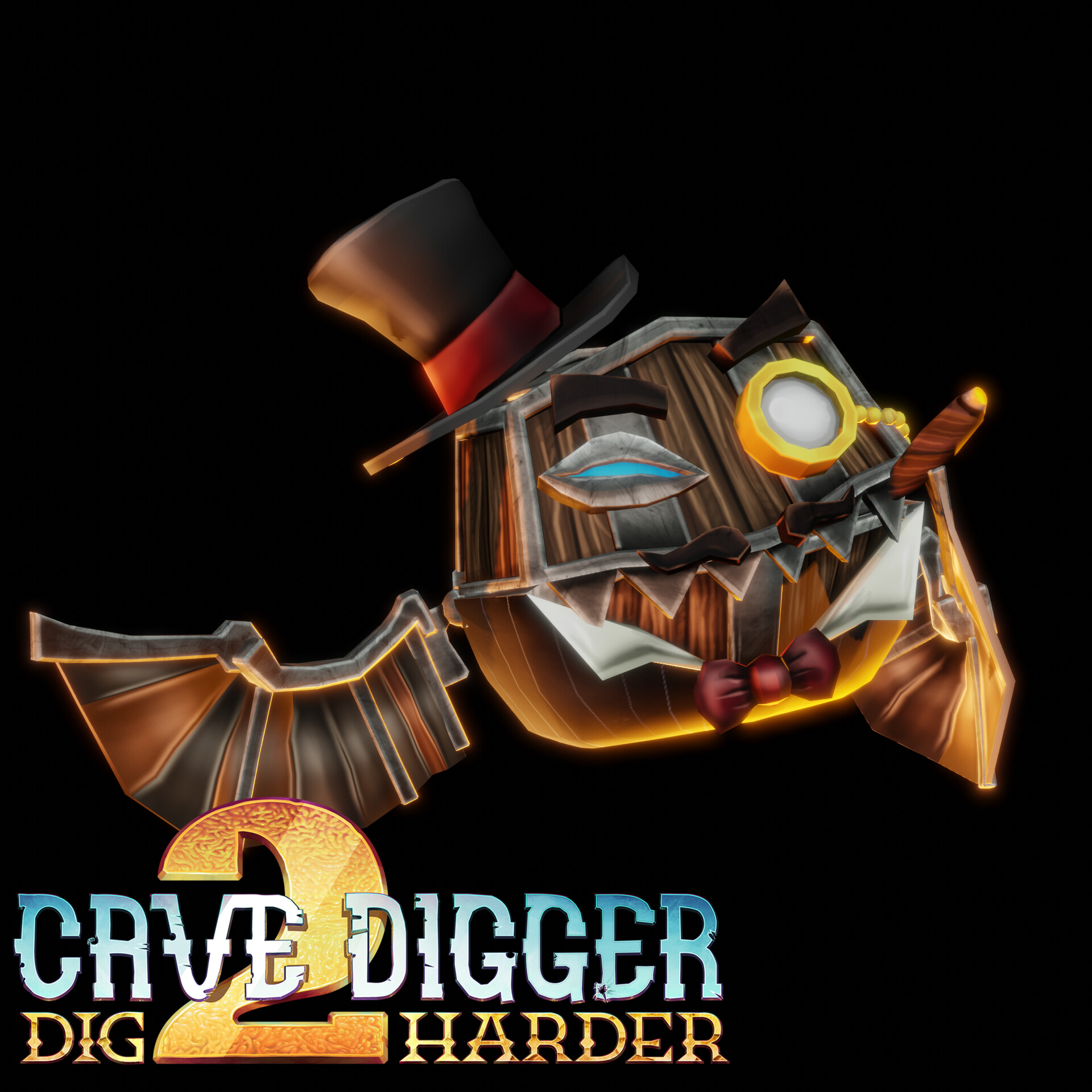 ArtStation - Cave Digger 2: Dig Harder - Business Chompy