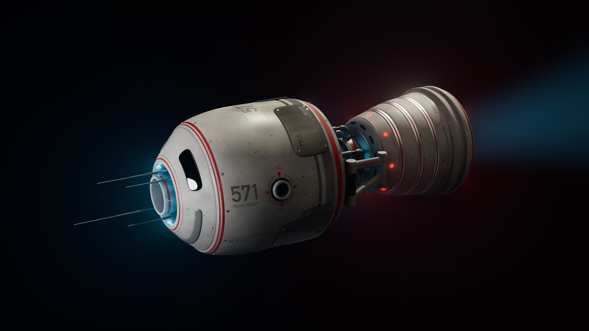 ArtStation - The 571 -- Deep Space Exploration Vehicle