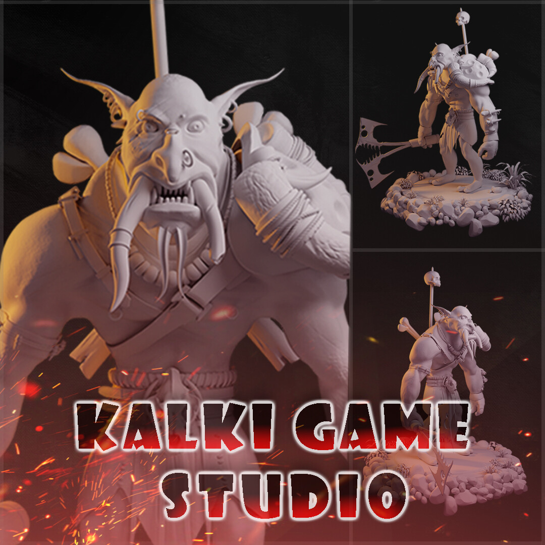 ArtStation - Stylized Orc Concept Sculpt