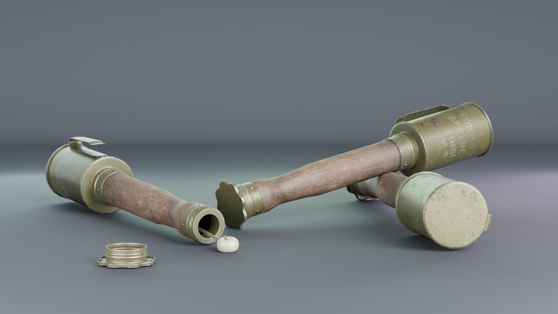 ArtStation - Stielhandgranate 17 German WW1 Game ready model