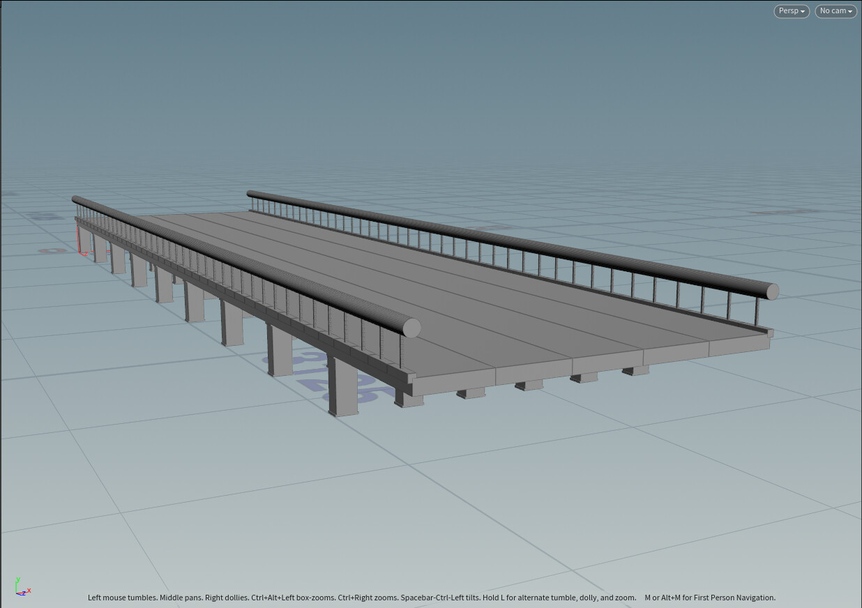 ArtStation - Procedural Modeling of Bridge in Houdini