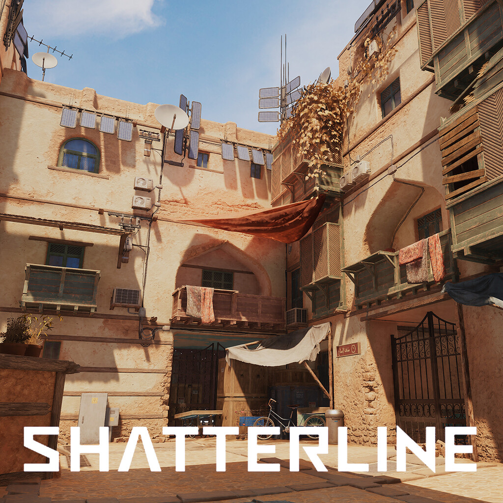 ArtStation - Shatterline - Promenade Map