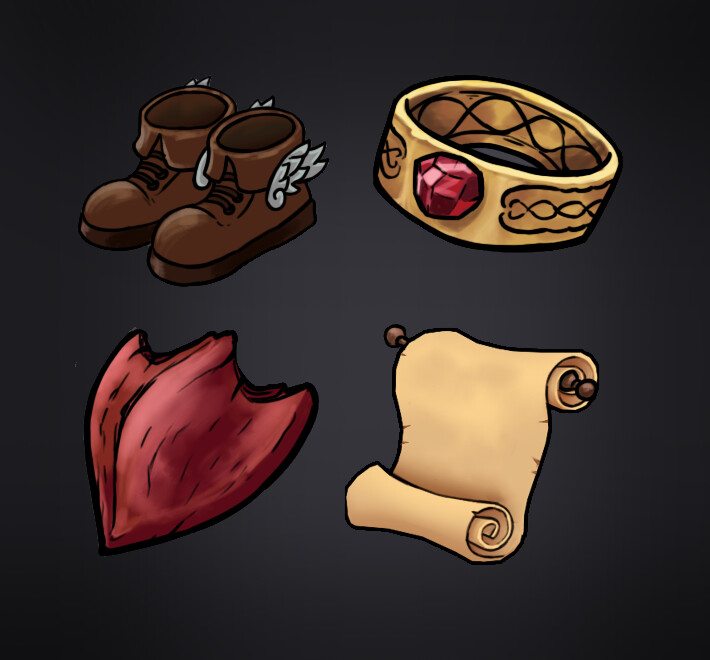 ArtStation - Resource Icons & Weapon HUD Icons