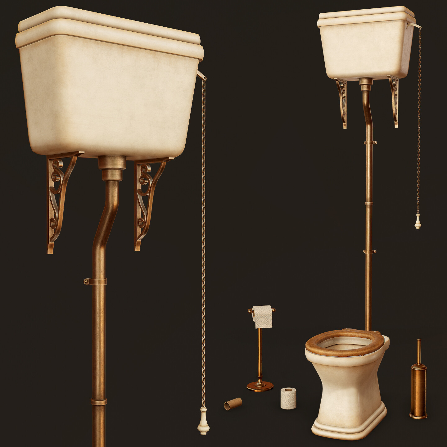 ArtStation - Antique Toilet