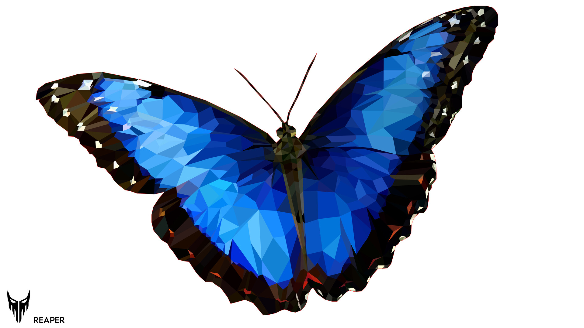 ArtStation - Butterfly Polygon illustration