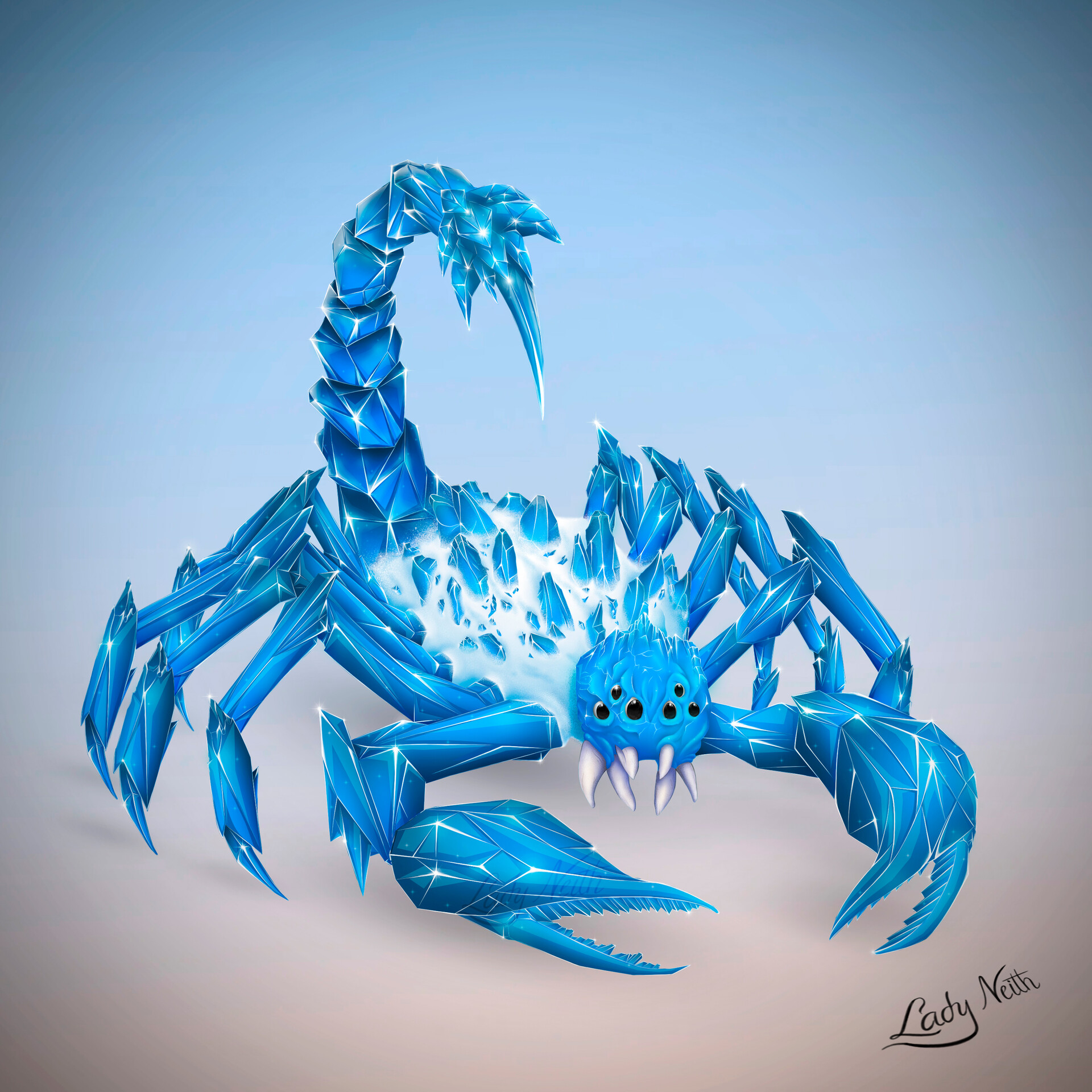 ArtStation - Ice scorpion
