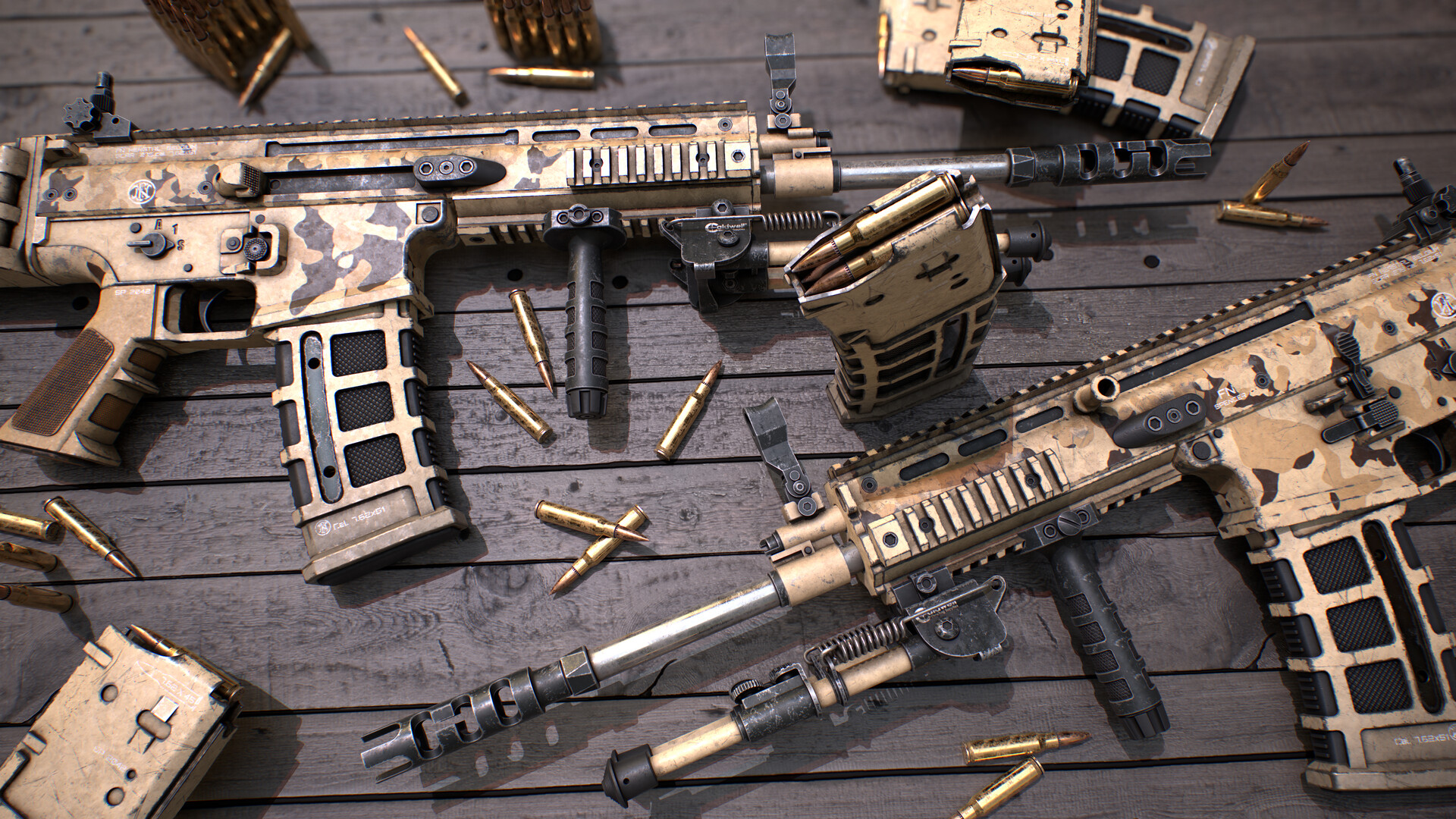 ArtStation - FN SCAR-H 🔫