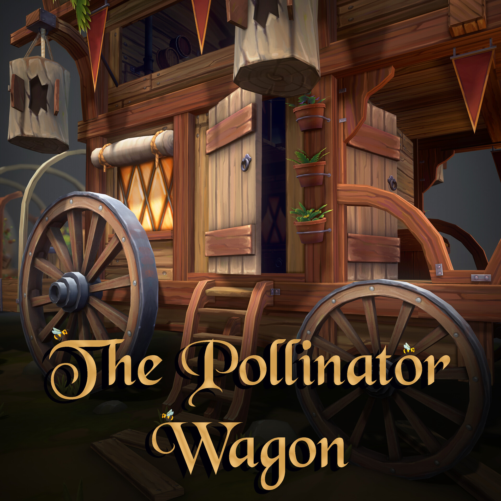 ArtStation - The Pollinator Wagon