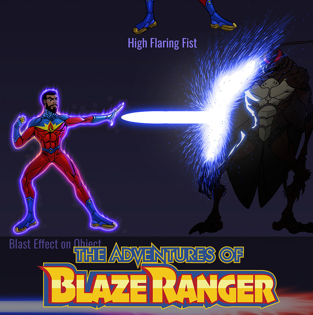 ArtStation - Blaze Ranger - FX Concept