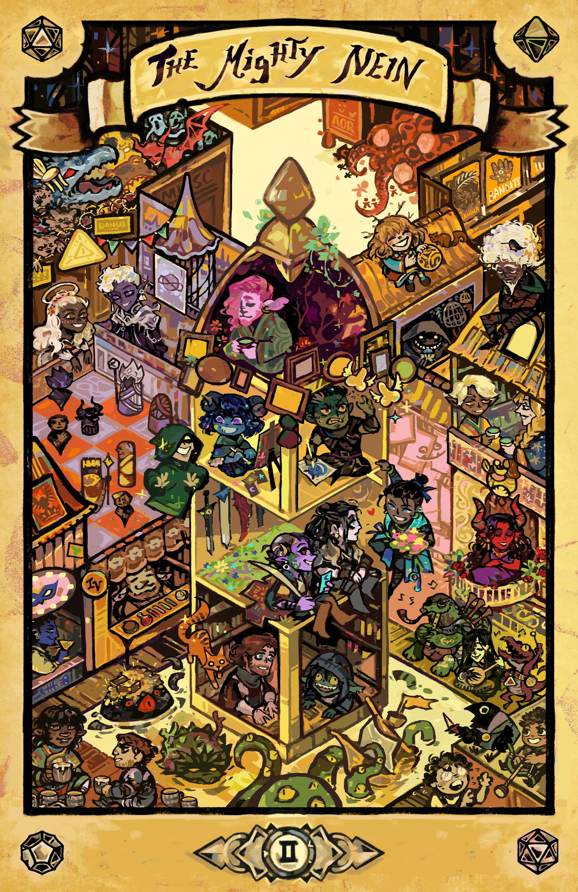 ArtStation - Mighty Neins Poster (Critical Role)