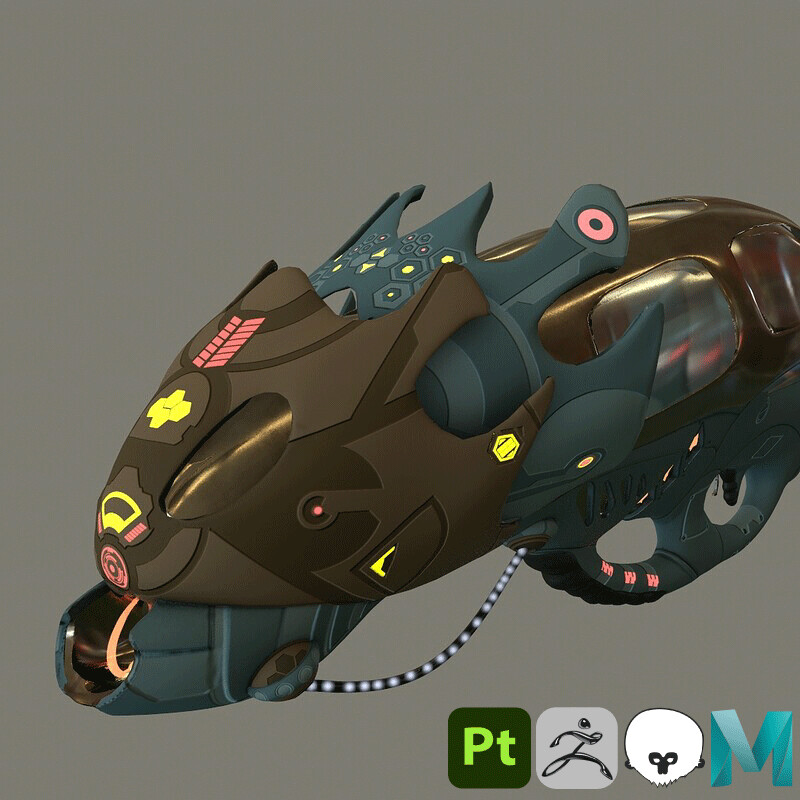 ArtStation - Alien Gun