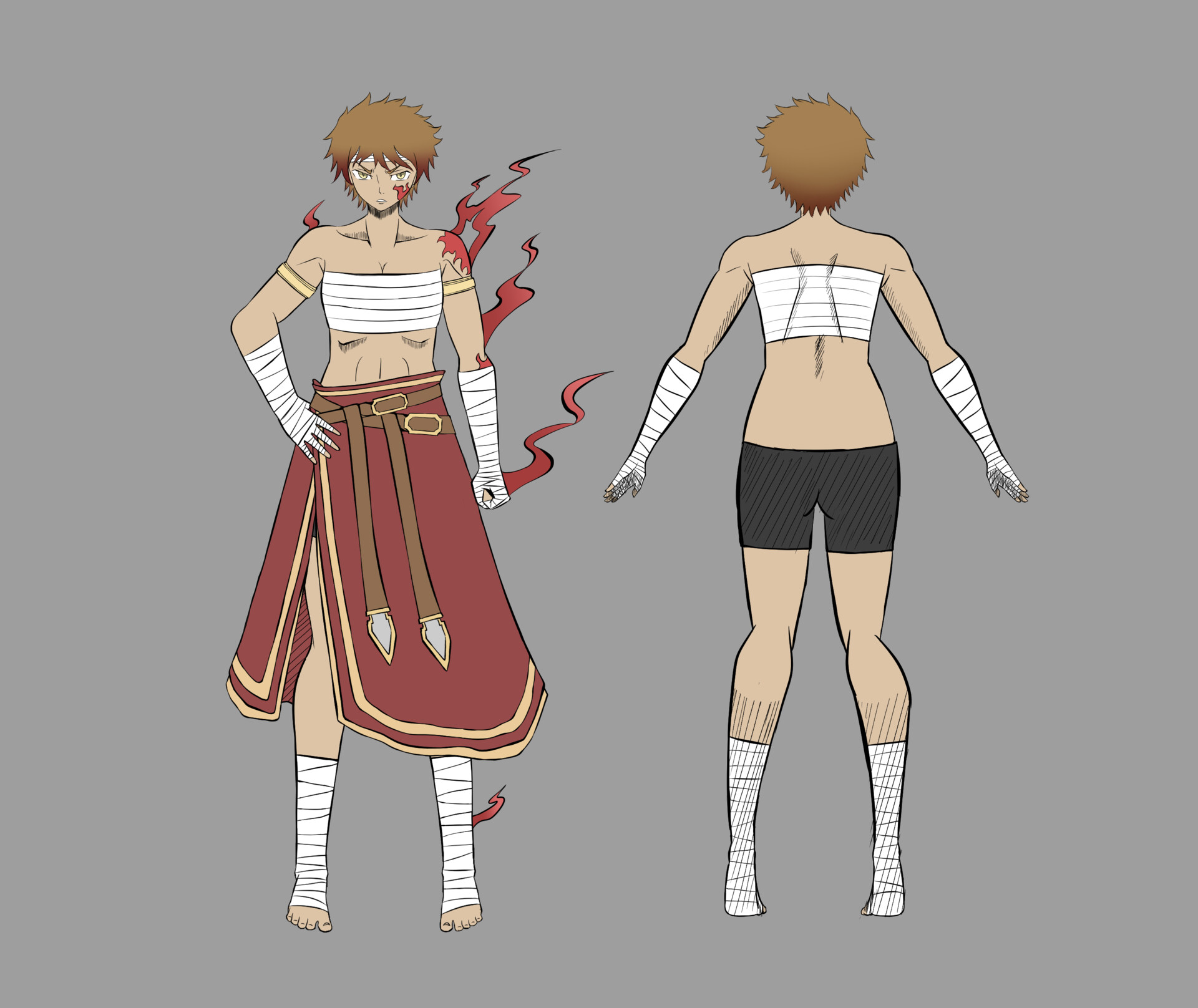 ArtStation - Brawler Class Character Design