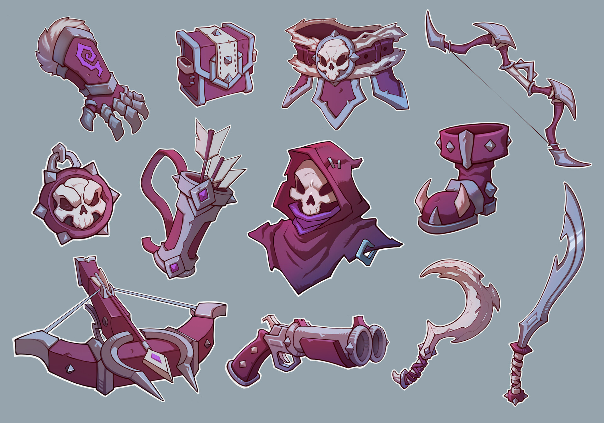 ArtStation - Rogue props sketches