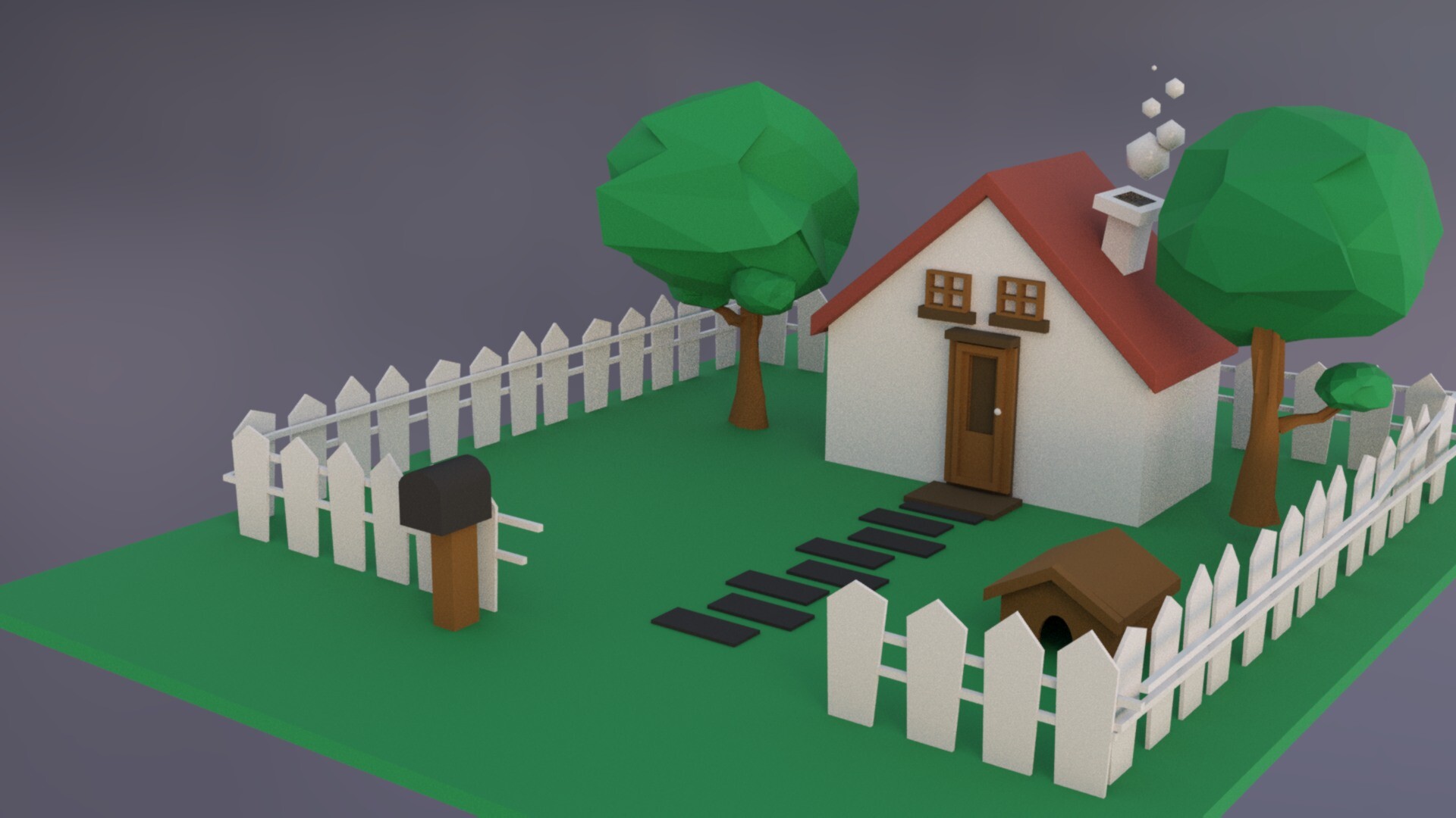 ArtStation - 3d low poly stylzed