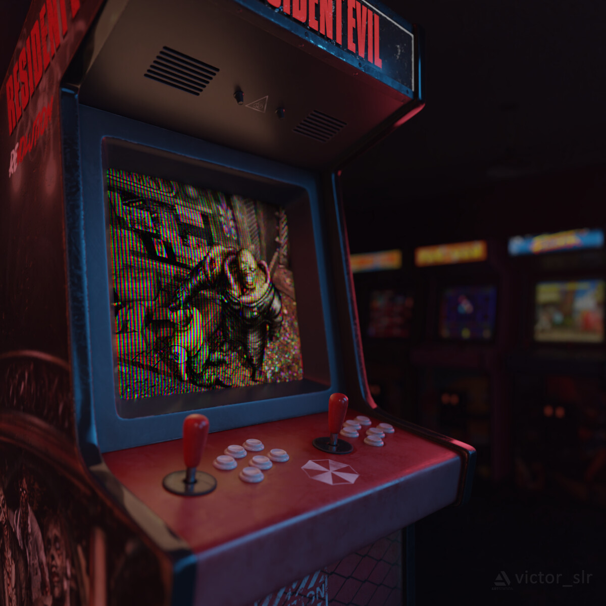 ArtStation - Arcade Horror - Resident Evil