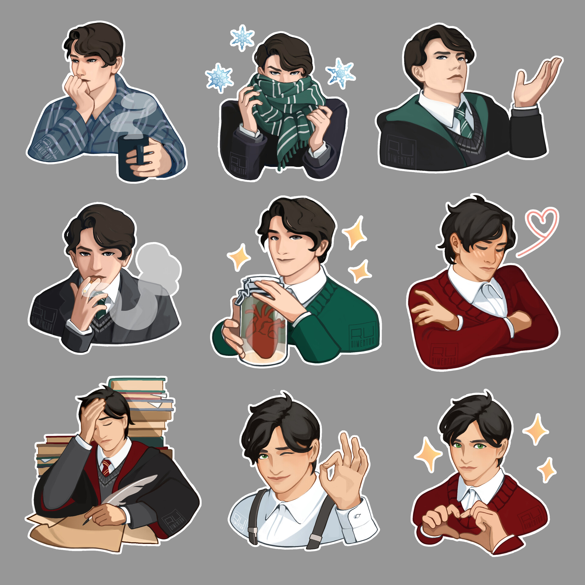 ArtStation - Harry Potter fanart - Sticker pack