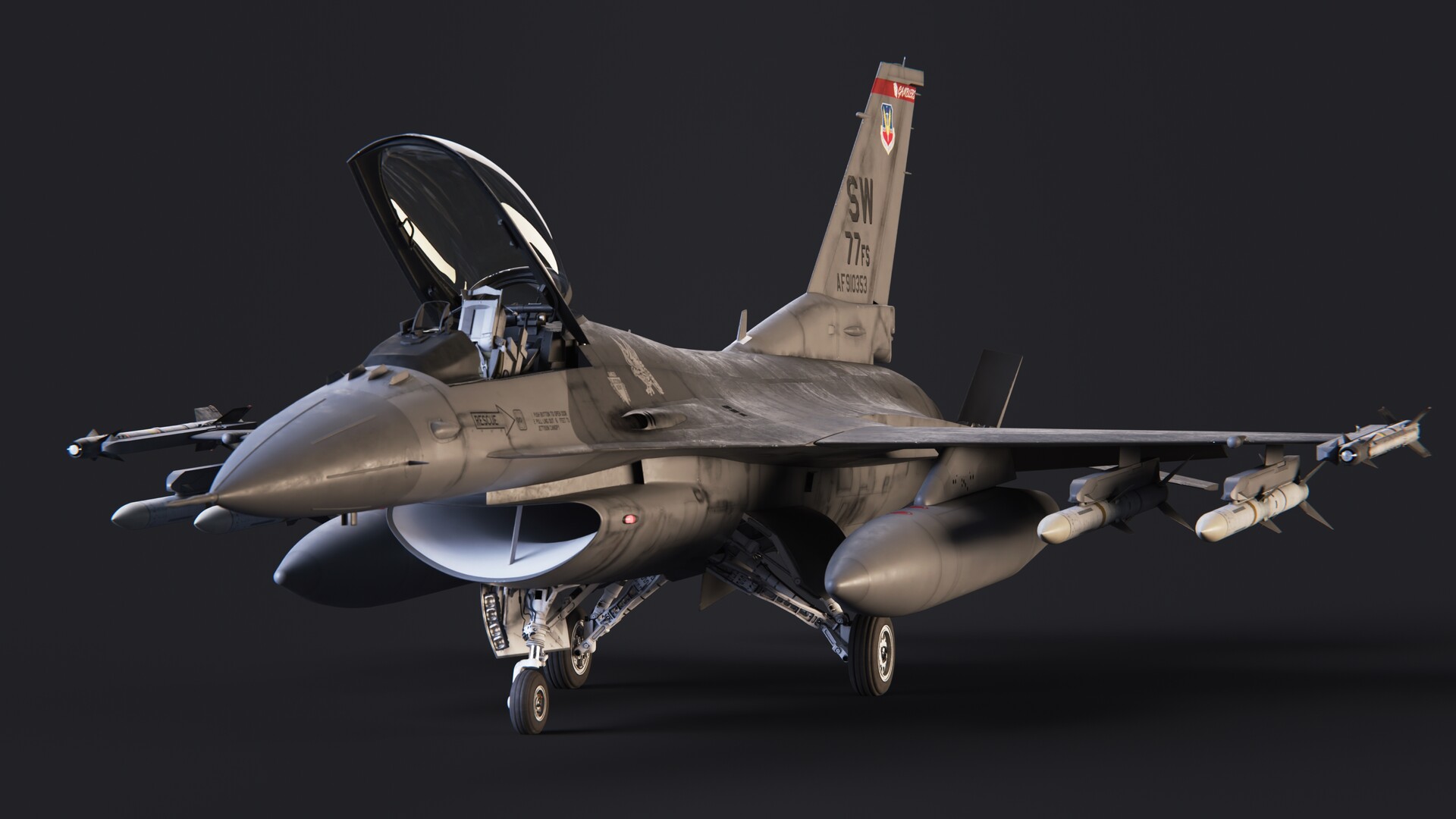 ArtStation - F-16C Viper | Studio Renders