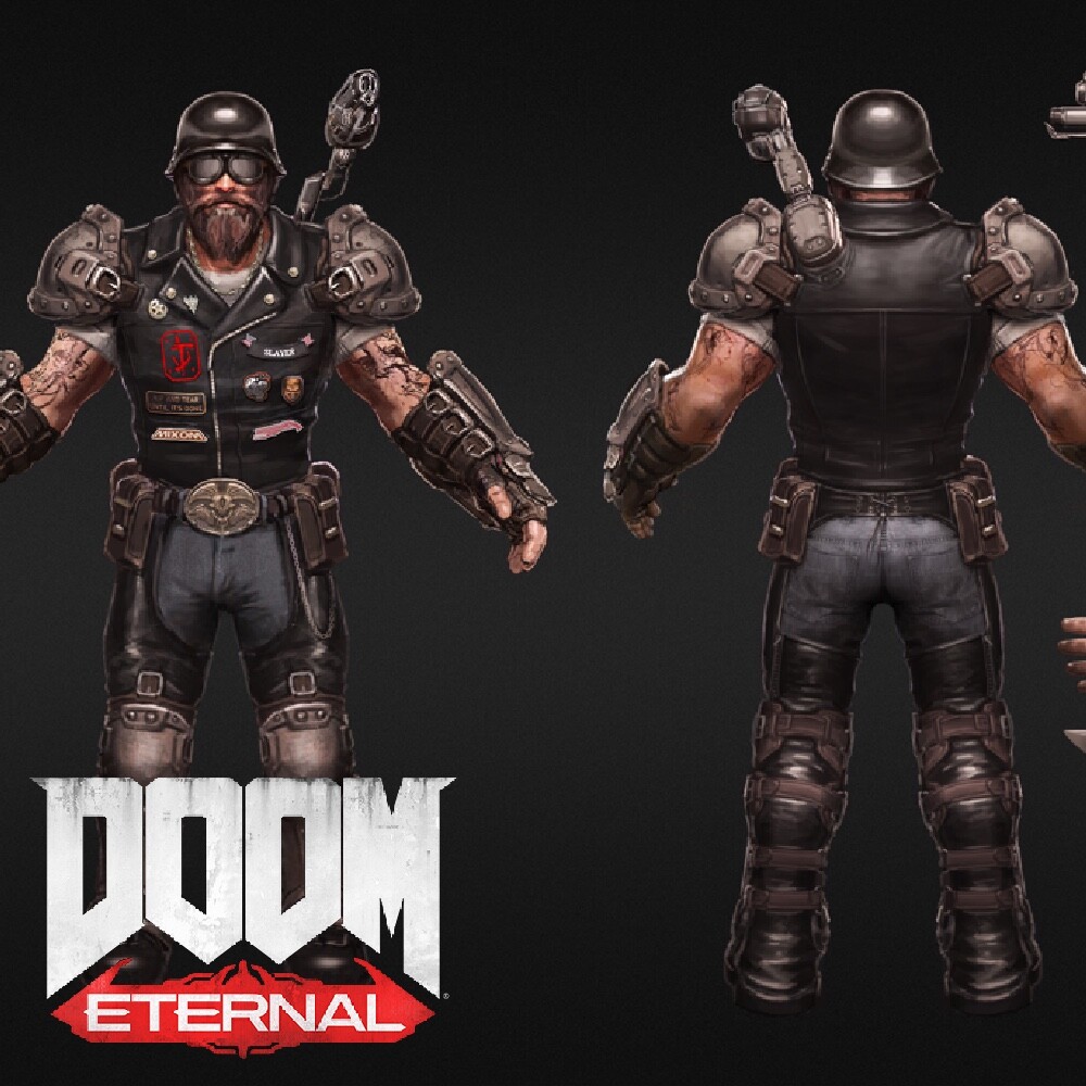ArtStation - DOOM Eternal | Biker Slayer Skin