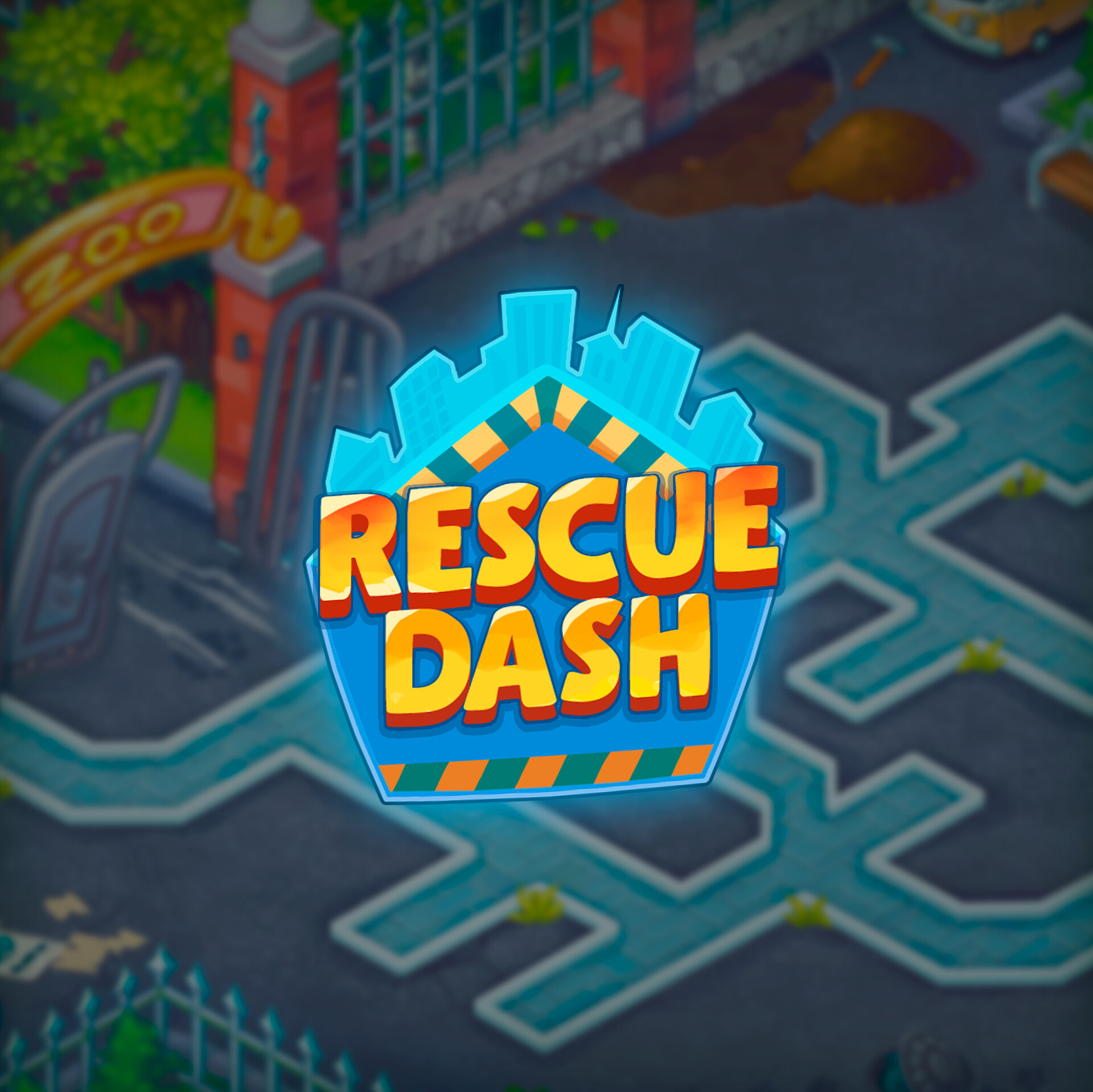 ArtStation - Rescue Dash game levels