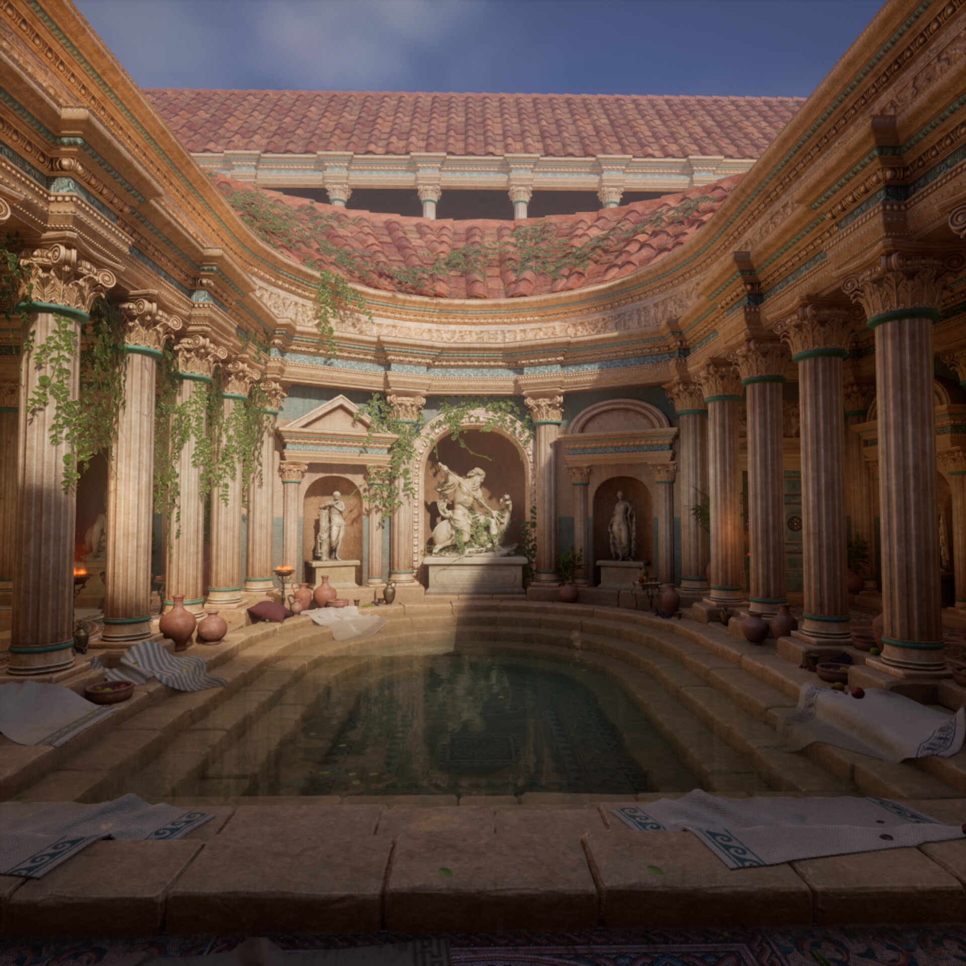 ArtStation - Neptune's Roman Bath - UE5