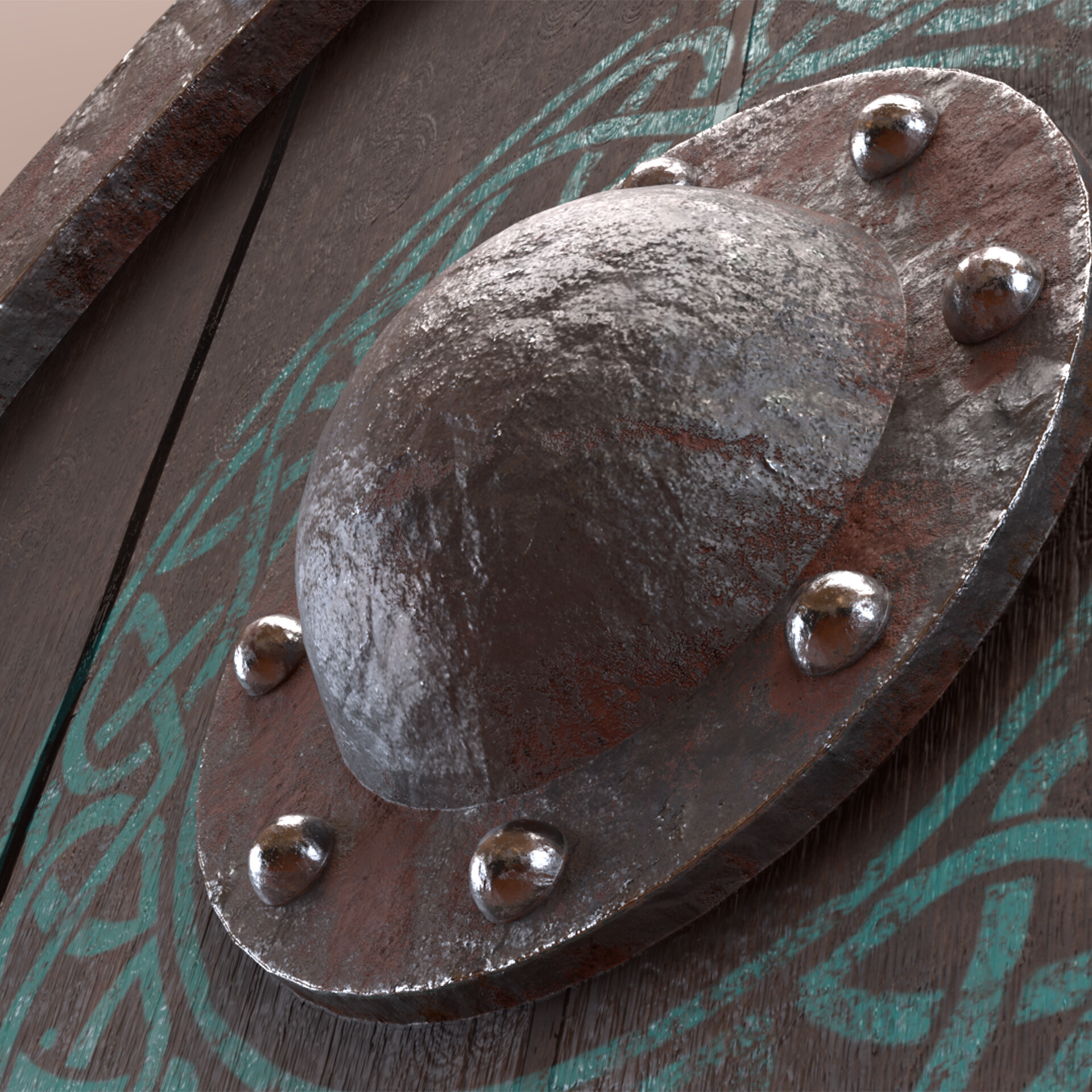 ArtStation - Viking Shields - Game Ready