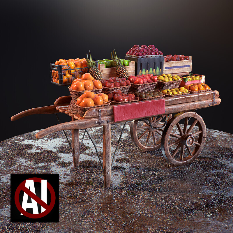 ArtStation - Fruit Cart